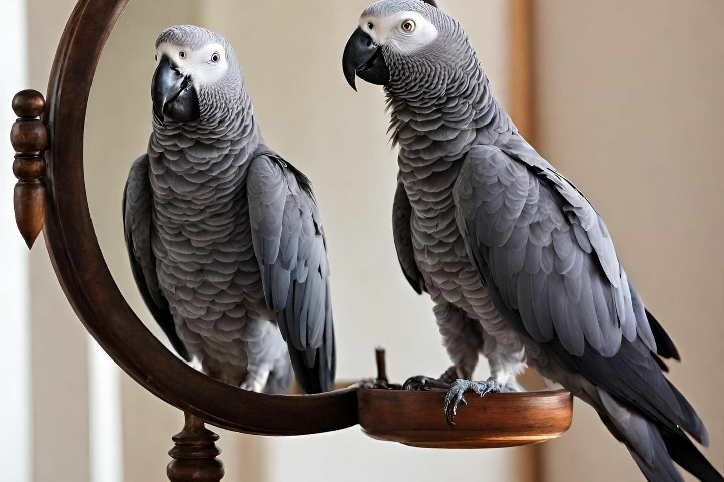 Do African Grey Parrots Like Mirrors? Can They Recognize Themselves in ...
